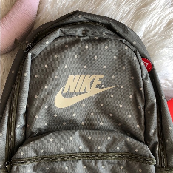 Nike | Bags | Nwt Nike Heritage Polka Dot Backpack | Poshmark